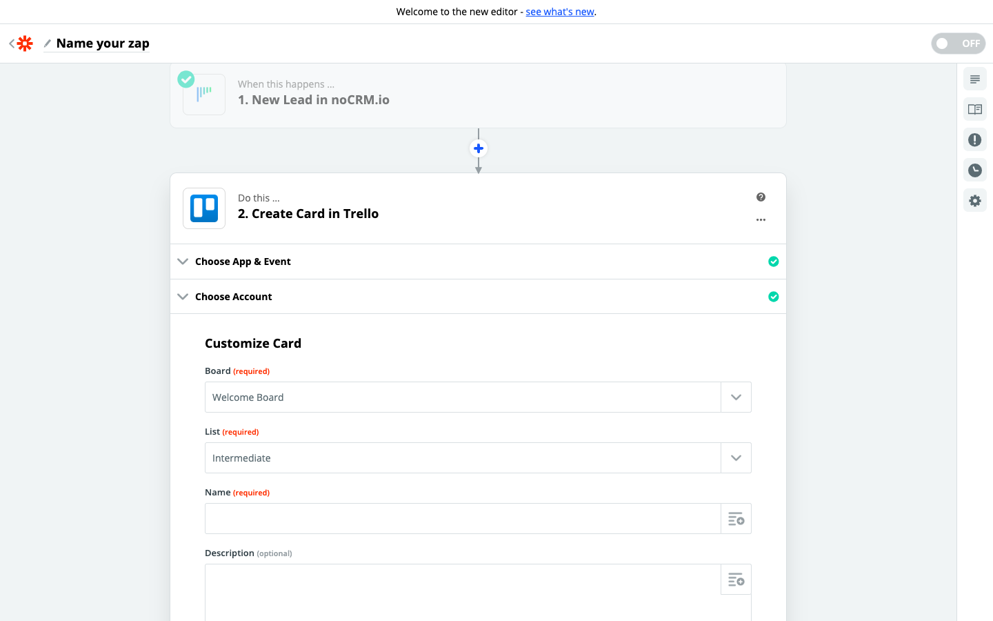 Zapier · Pro Pipe Lines-Trello: Create a Trello Card When a Lead Enters ...